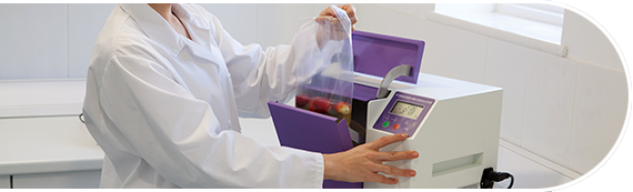 Stomacher® food microbiology sterile sample processing and blending.Seward